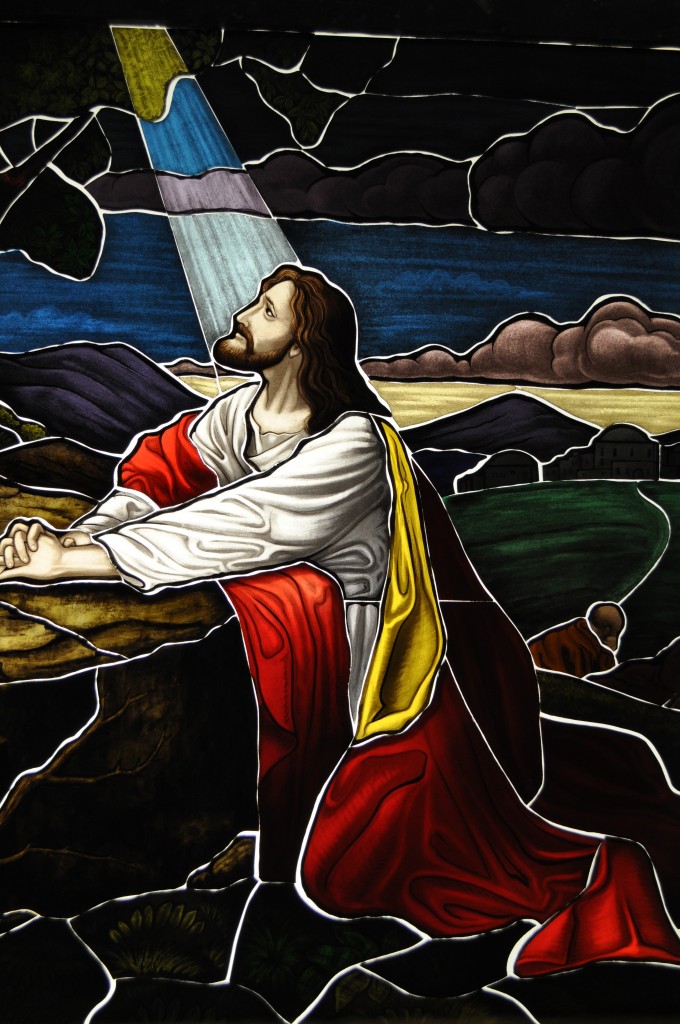 Jesus Painted Stained Glass – Pre-Lead Caming | Castle Studio Stained Glass